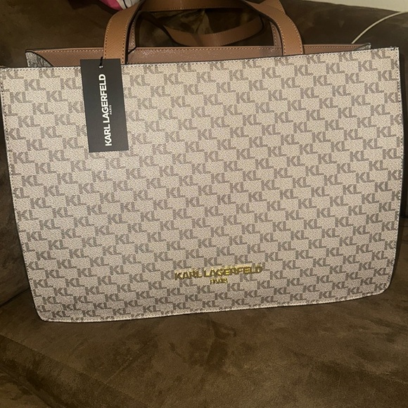 Karl Lagerfeld | Bags | Karl Lagerfeld Paris Almond Adele Tote Women ...